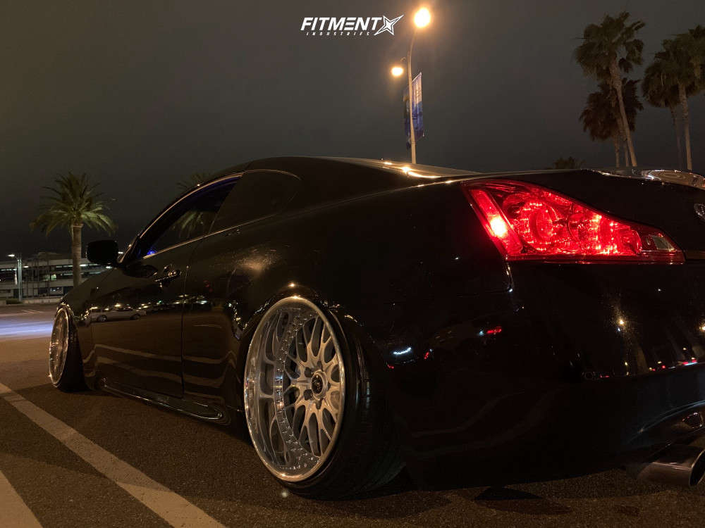 2011 INFINITI G37 Sport with 19x10 Work Rezax Ii and Lionhart 225x35 on ...