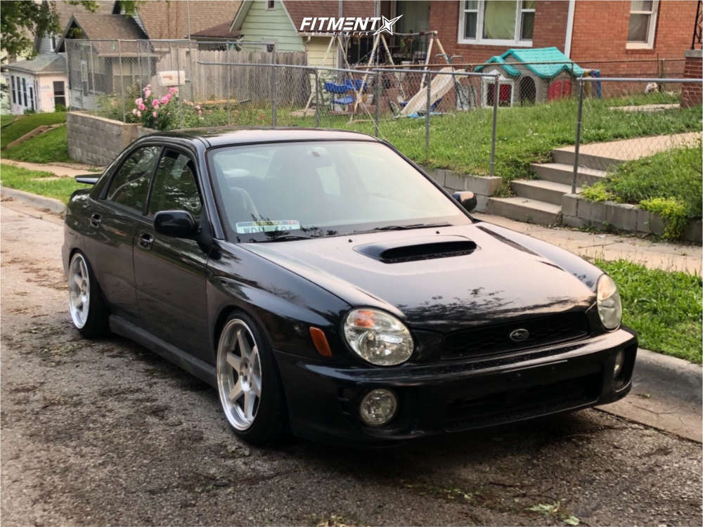 2003 Subaru WRX Base with 18x9.5 ESR Sr02 and Milestar 225x40 on ...