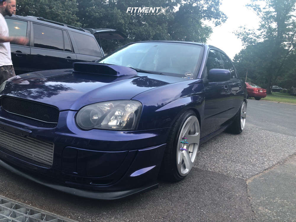 2004 Subaru WRX Base with 18x9.5 Rotiform Tmb and AMP 225x25 on ...
