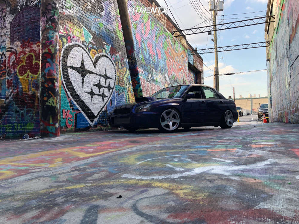 2004 Subaru WRX Base with 18x9.5 Rotiform Tmb and AMP 225x25 on ...