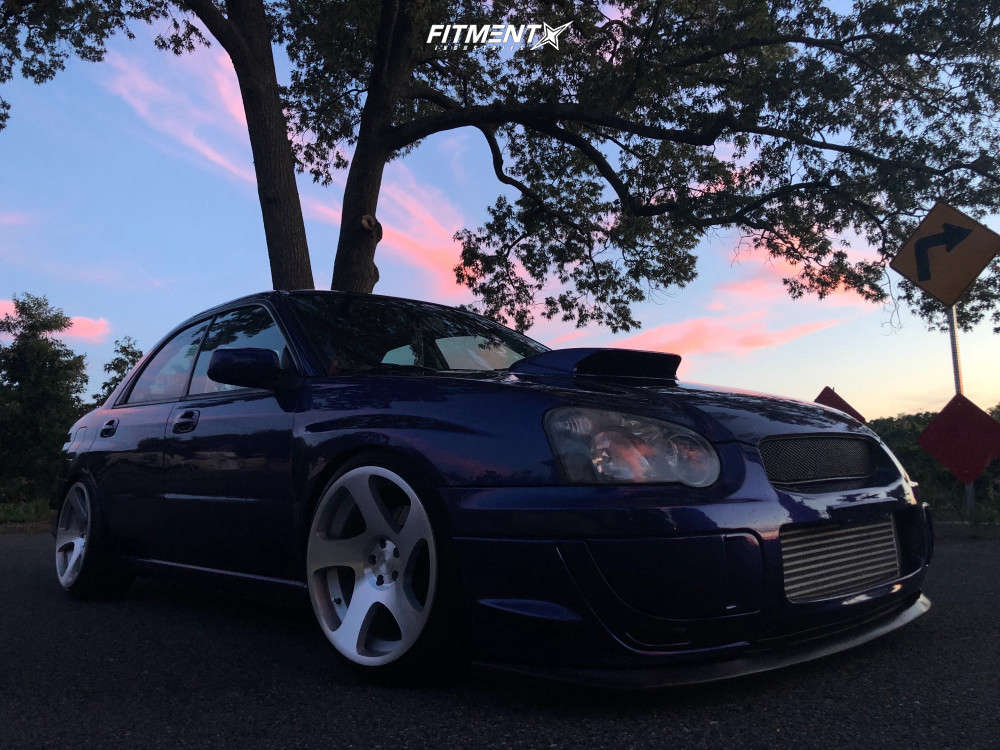 2004 Subaru WRX Base with 18x9.5 Rotiform Tmb and AMP 225x25 on ...