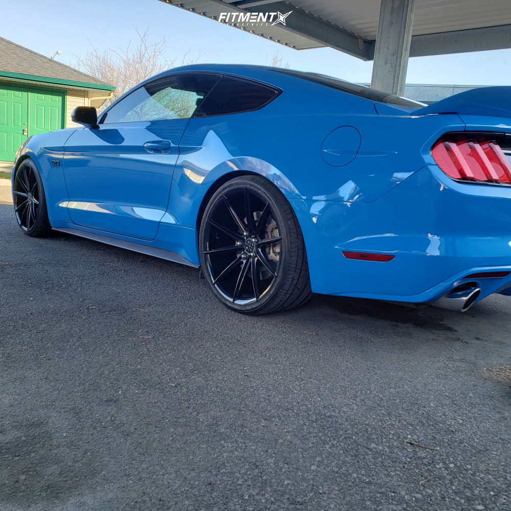 2017 Ford Mustang GT with 20x9 Blaque Diamond Bd-11 and Nitto 275x25 on Air Suspension | 730994 ...
