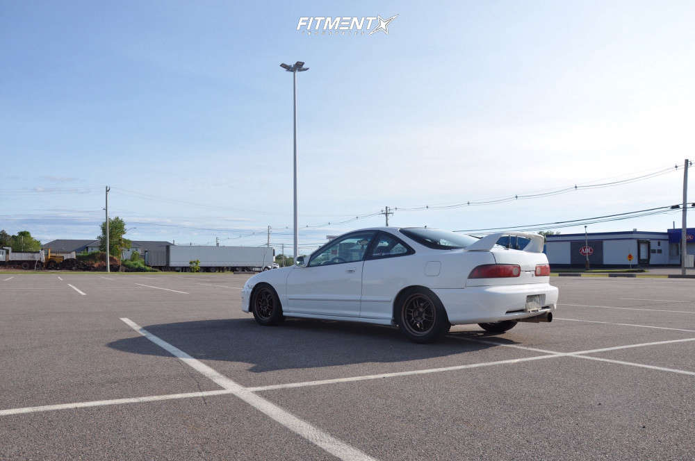 1998 Acura Integra RS with 16x7 Enkei RPF1 and Mazzini 205x50 on ...