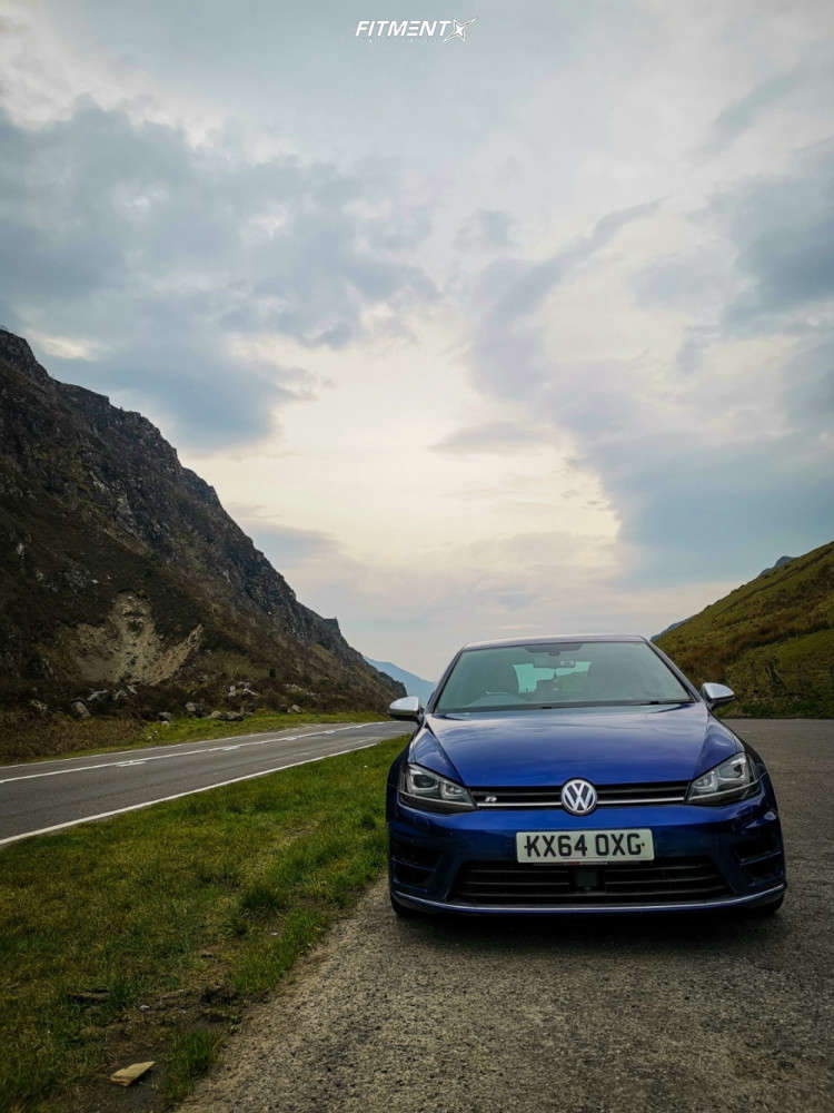 2014 Volkswagen Golf R Base with 19x8.5 Rotiform Flg and Michelin ...