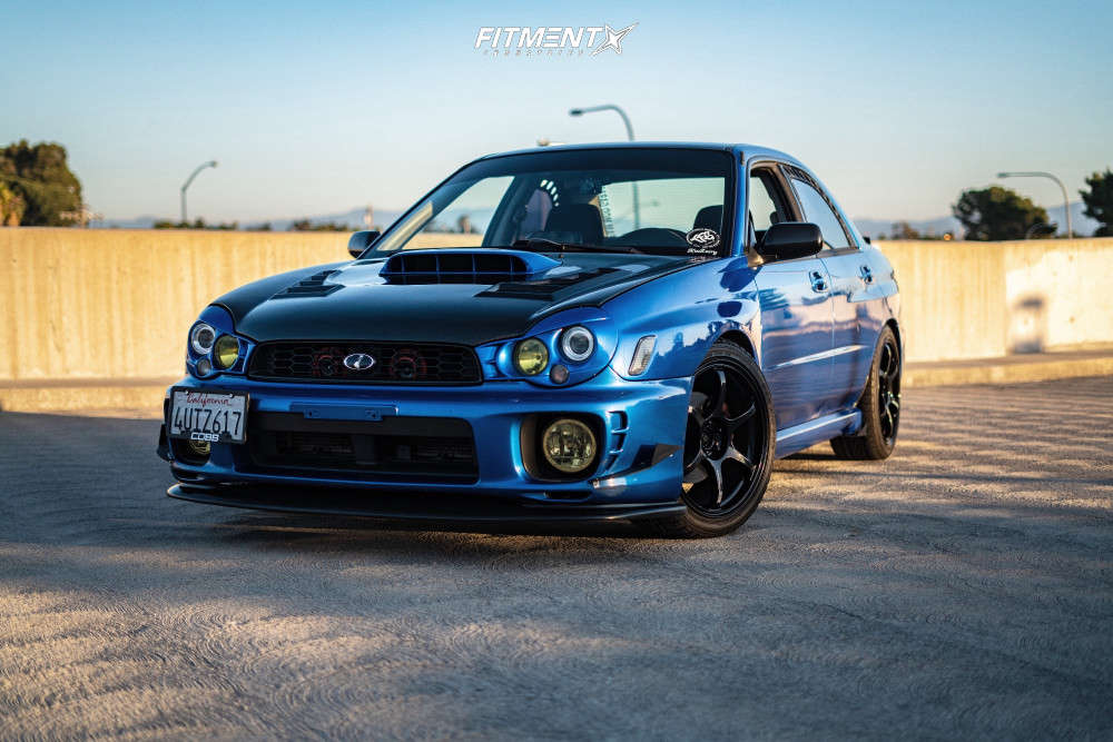 2002 Subaru WRX WRX with 18x8.5 Advan Racing RGII and Sumitomo 245x40 on Coilovers | 731277 ...