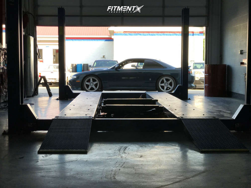 1995 Nissan 240SX SE with 18x9.5 Rays Engineering Nismo Lmgt4 and ...