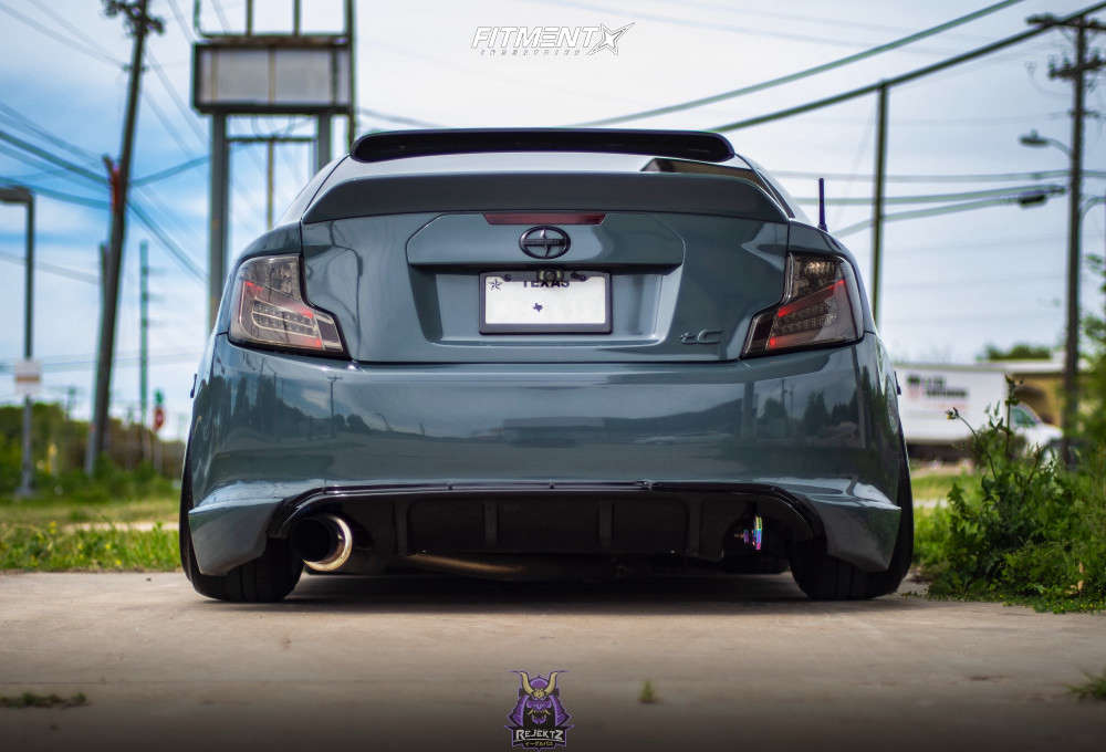 2012 Scion TC Base with 18x10.5 Circuit Performance Cp25 and Achilles ...