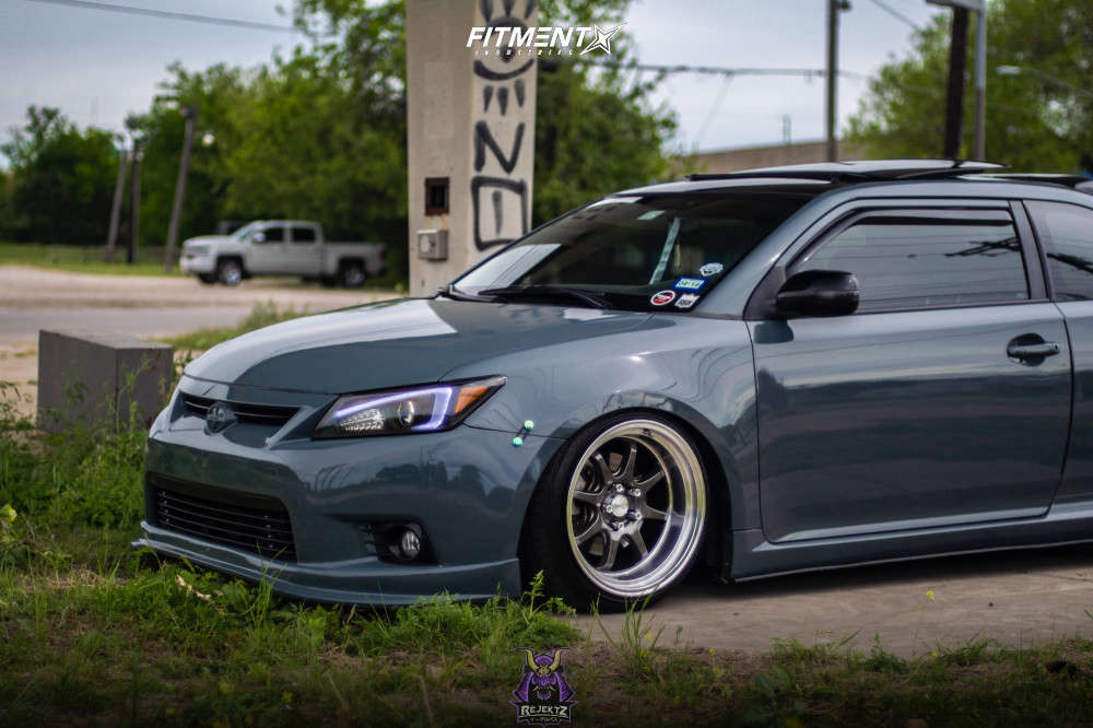2012 Scion TC Base with 18x10.5 Circuit Performance Cp25 and Achilles ...