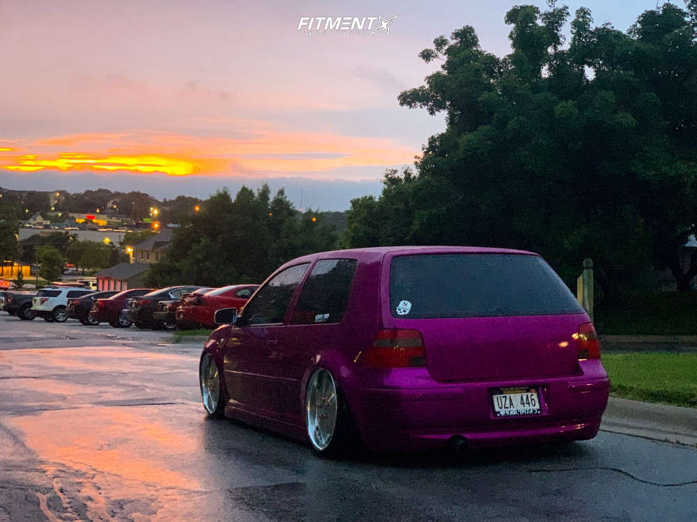 2003 Volkswagen GTI Base with 18x8 AME Shallen Ax and Achilles 195x35 ...