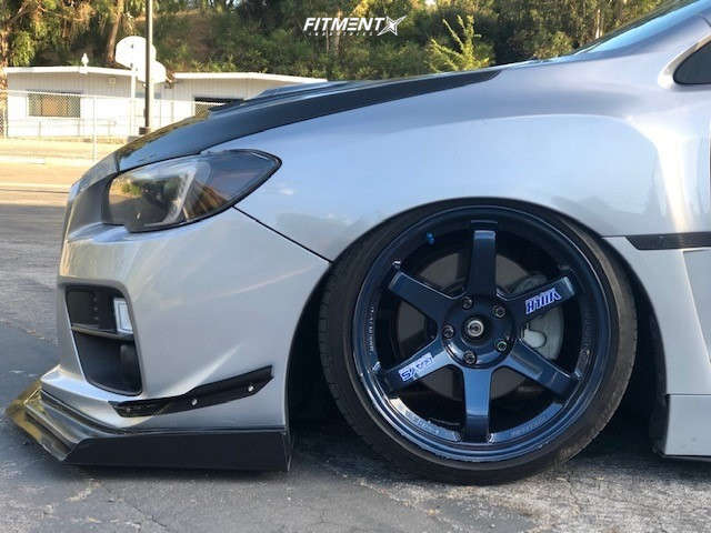 2015 Subaru WRX Premium with 18x9.5 Volk Te37 and Bridgestone 225x40 on ...