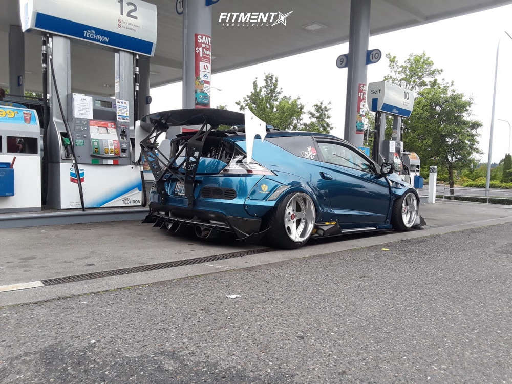 2011 Honda CR-Z Base with 17x10.5 Work Equip E05 and Federal 215x40 on ...