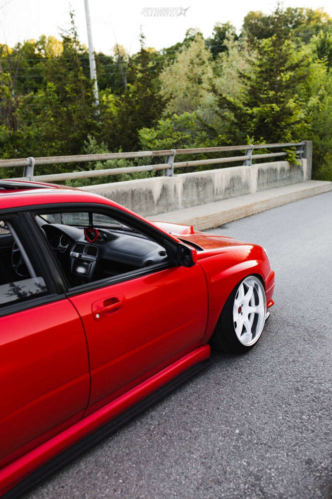 2004 Subaru WRX Base with 18x10 Work T7r2p and Altenzo 225x40 on Air Suspension | 732301 ...