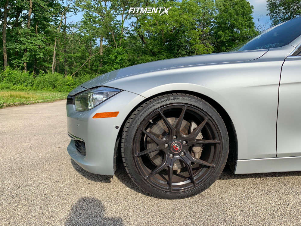 2013 BMW 335i XDrive Base with 19x8.5 Curva C42 and Continental 245x35 ...