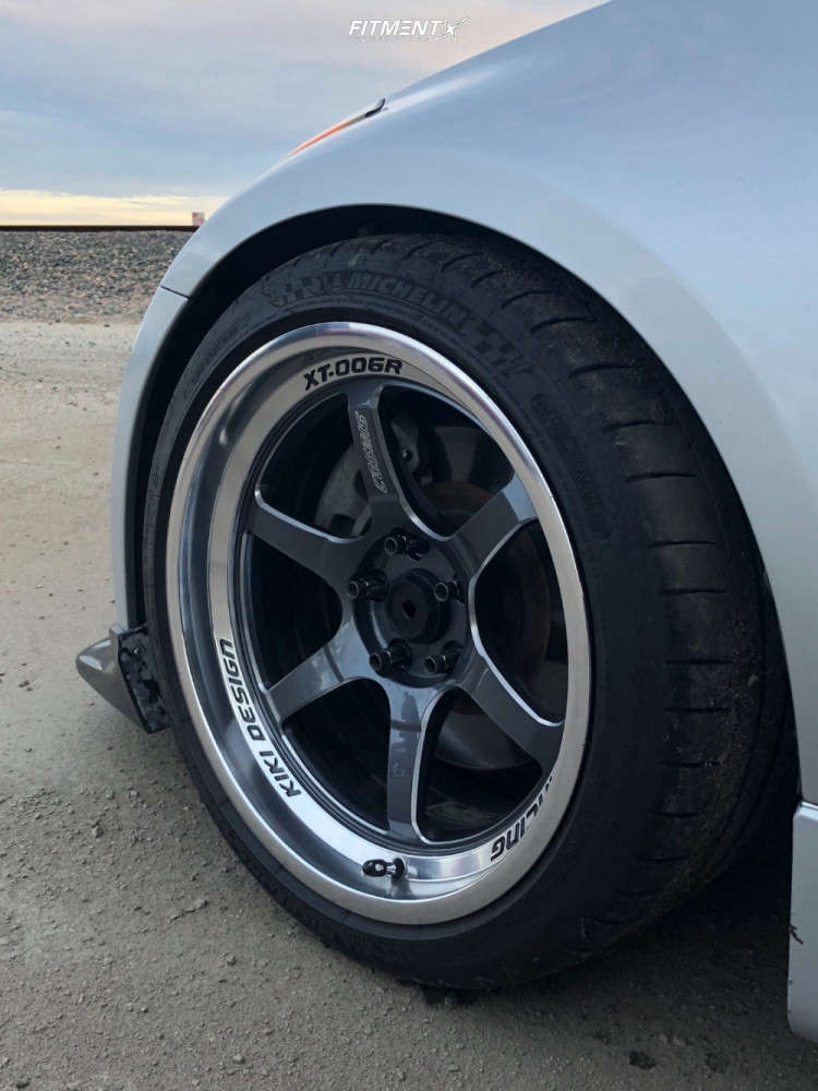 2006 Nissan 350Z Touring with 18x9.5 Cosmis Racing XT-006R and Michelin ...