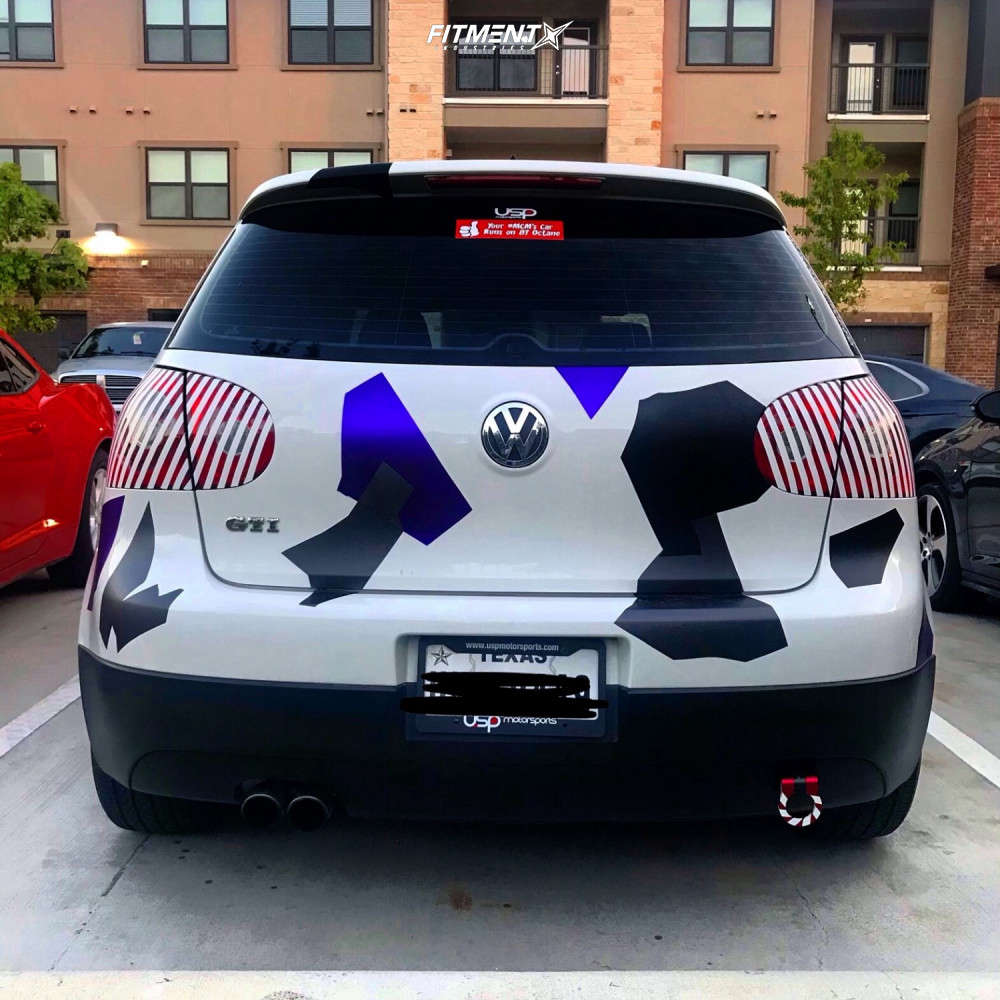 2007 Volkswagen GTI Base with 18x9 VSP Type 1 and Bridgestone 225x40 on ...