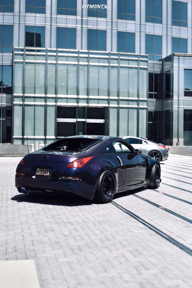 2008 Nissan 350Z Base with 18x11 Cosmis Racing XT-206R and Sunny 275x35 ...