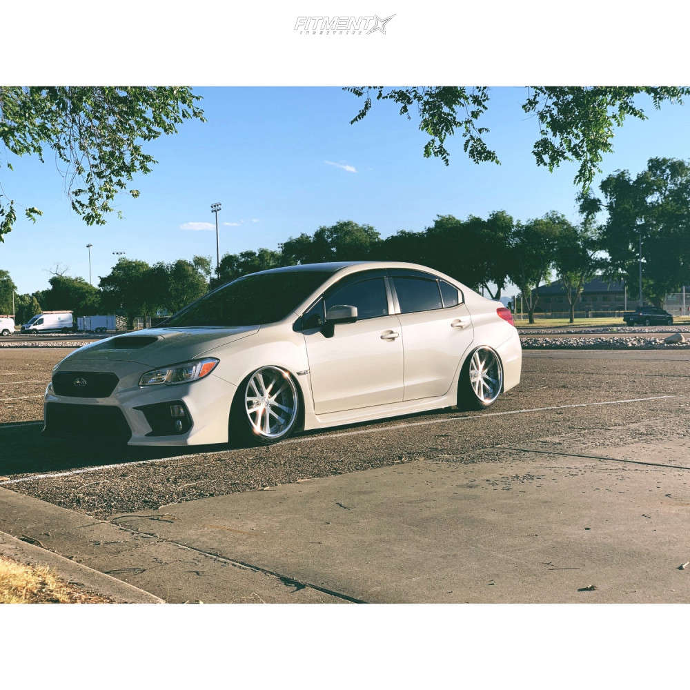 2019 Subaru WRX Premium with 18x10.5 Weds Lxz and Federal 225x40 on Air ...