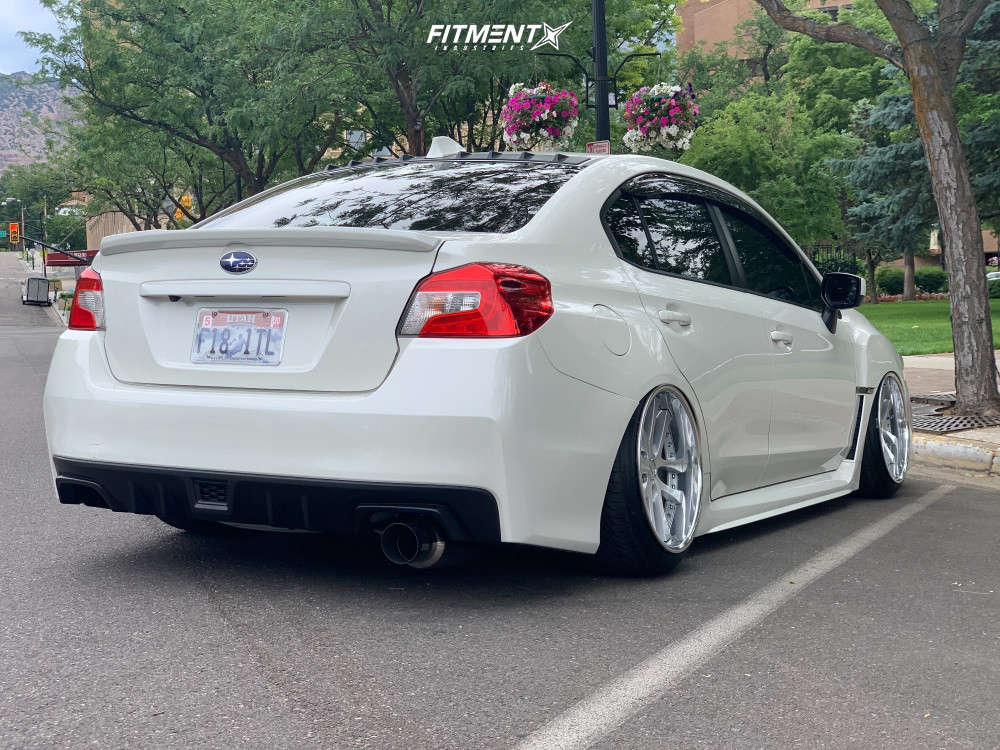 2019 Subaru WRX Premium with 18x10.5 Weds Lxz and Federal 225x40 on Air ...