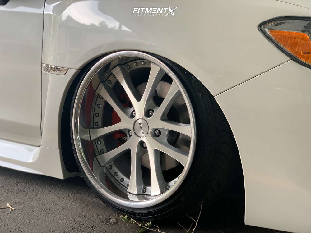 2019 Subaru WRX Premium with 18x10.5 Weds Lxz and Federal 225x40 on Air ...