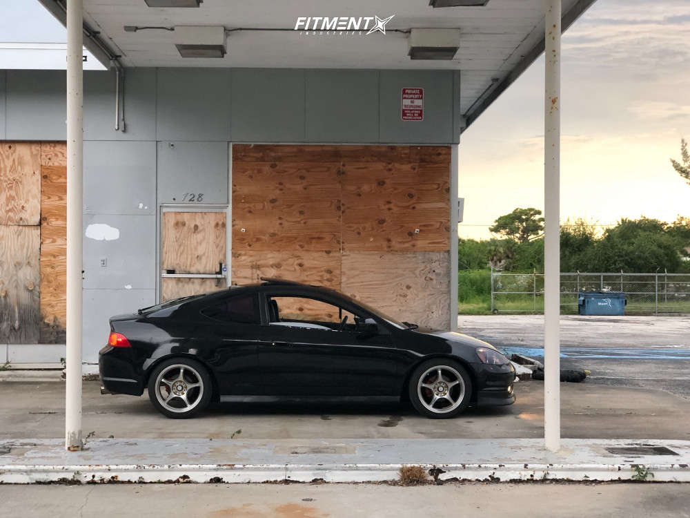 2004 Acura RSX Type-S 2dr Hatchback (2.0L 4cyl 6M) with 17x8 5zigen ...