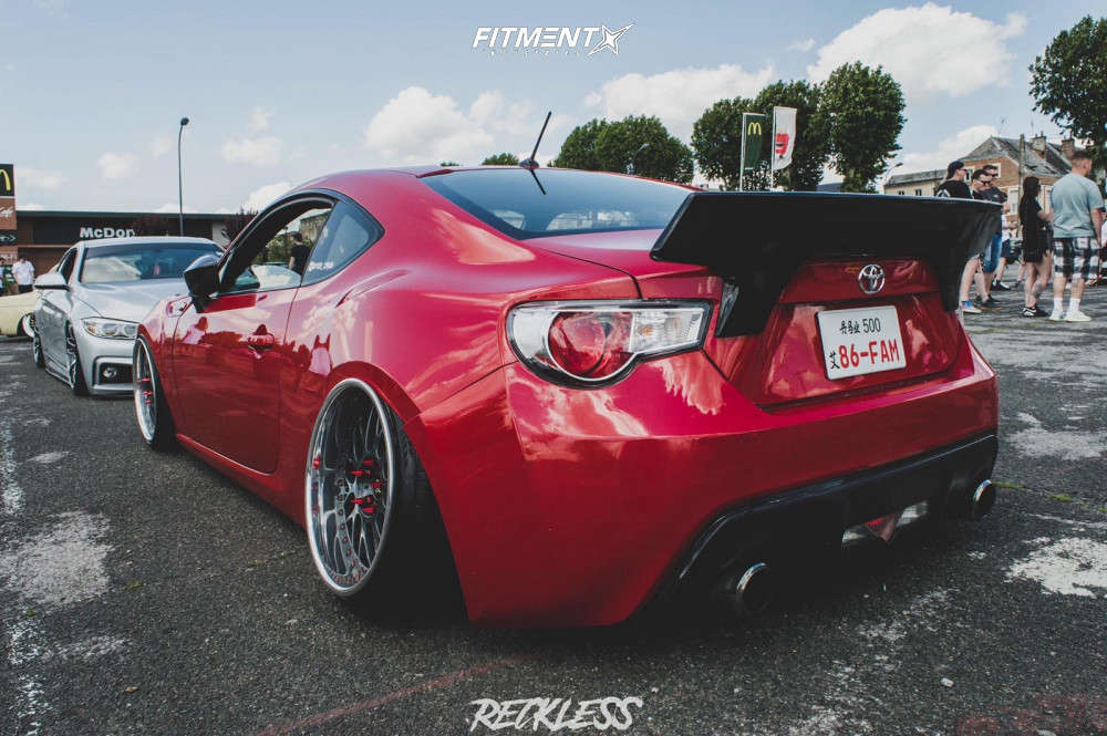 2013 Toyota 86 Base with 18x9 Work Vs Xx and Nankang 205x40 on Air ...