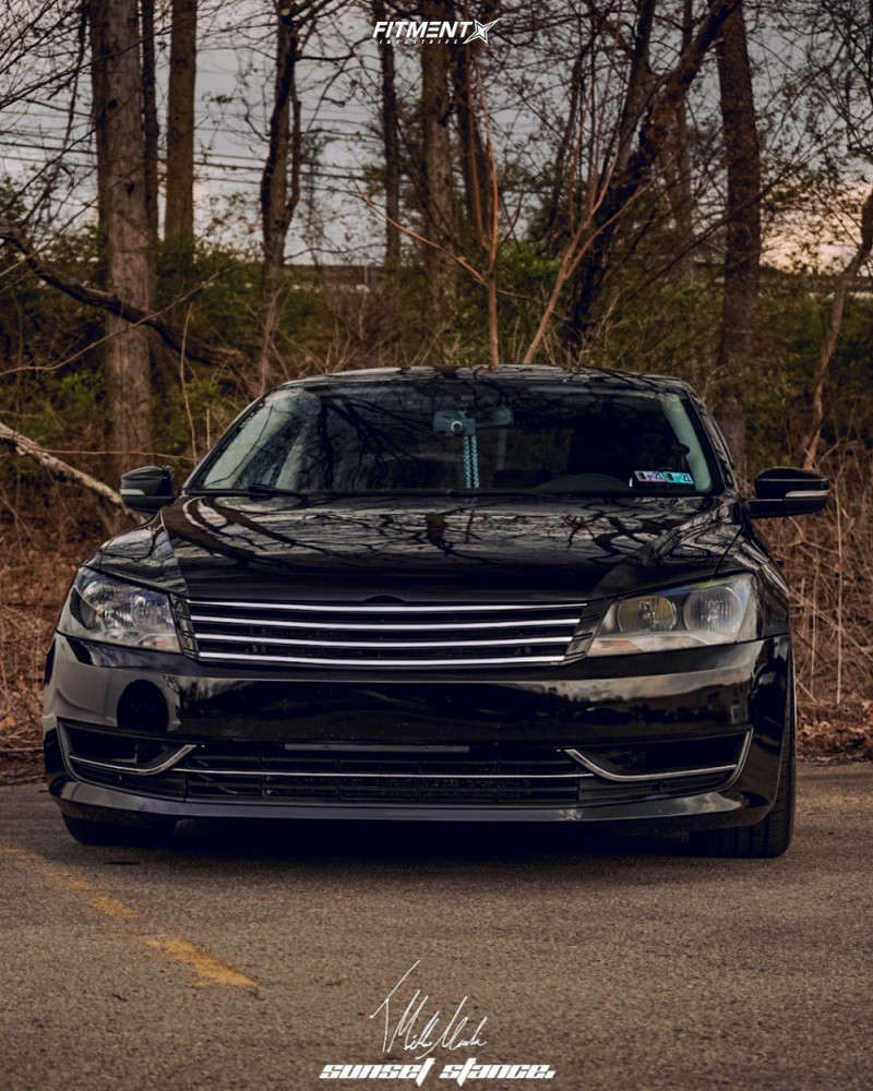 2014 Volkswagen Passat S with 18x9 JNC JNC005 and Nankang 235x45 on ...