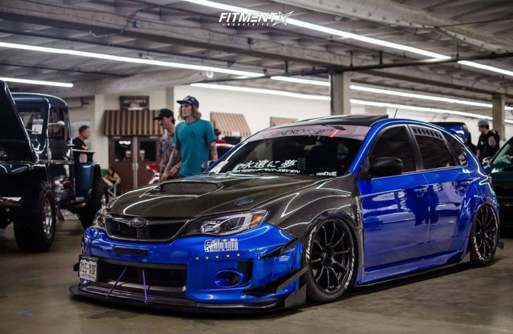 2011 Subaru WRX Base with 18x9.5 AVID1 AV27 and Federal 265x35 on Air ...