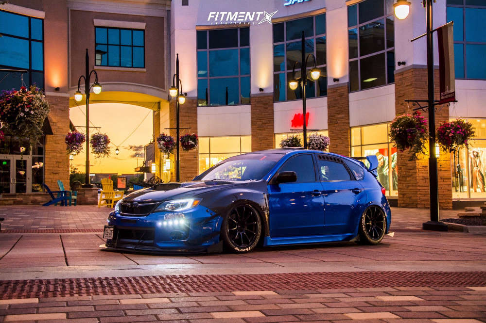 2011 Subaru WRX Base with 18x9.5 AVID1 AV27 and Federal 265x35 on Air ...