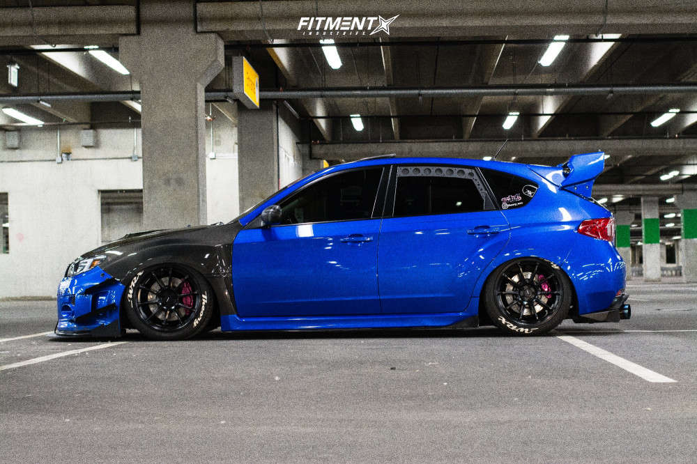 2011 Subaru WRX Base with 18x9.5 AVID1 AV27 and Federal 265x35 on Air ...