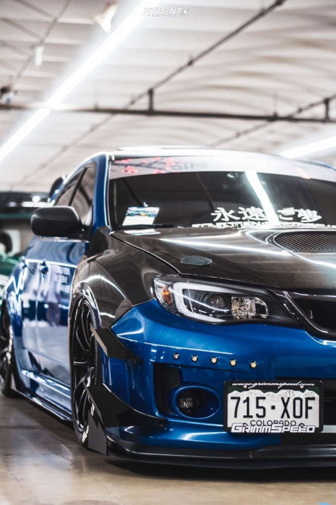 2011 Subaru WRX Base with 18x9.5 AVID1 AV27 and Federal 265x35 on Air ...