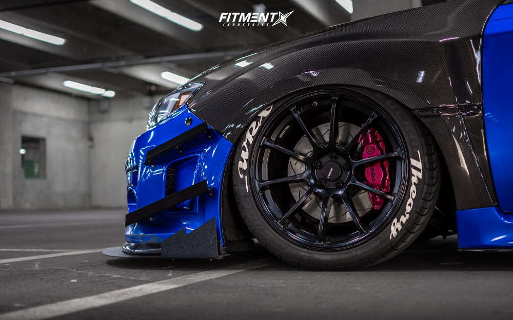 2011 Subaru WRX Base with 18x9.5 AVID1 AV27 and Federal 265x35 on Air ...