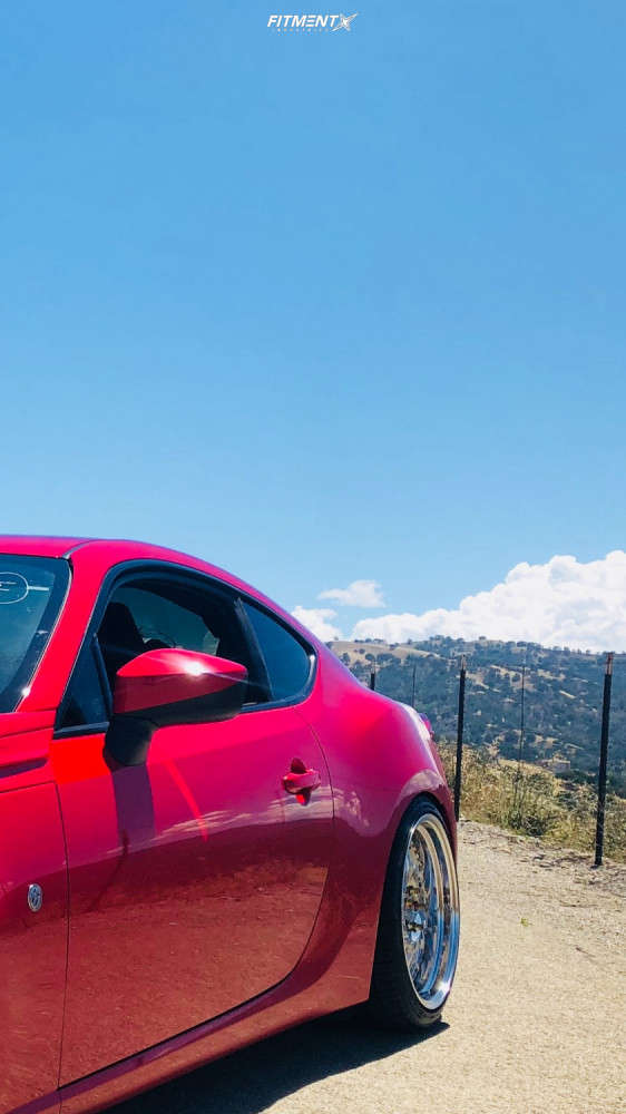 2017 Toyota 86 Base with 18x9.5 Aodhan Ds03 and Falken 245x45 on Air ...