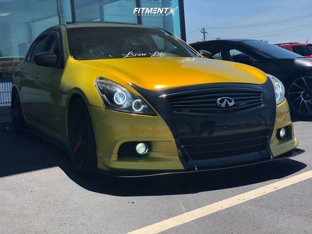 2012 INFINITI G37 X with 19x9.5 Varrstoen Es2 and Achilles 245x35 on ...