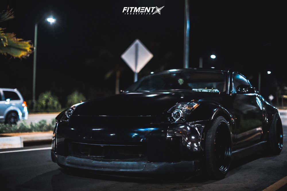 2007 Nissan 350Z Base with 18x9.5 Kansei Roku and Achilles 245x40 on ...