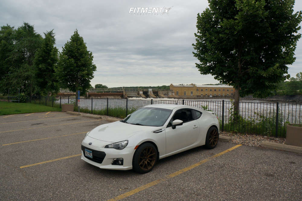 2013 Subaru BRZ Limited with 18x9.5 Option Lab R716 and Nitto 245x40 on ...