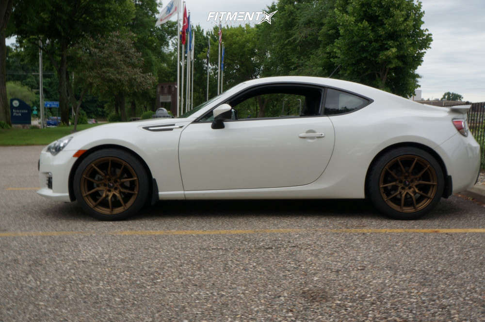 2013 Subaru BRZ Limited with 18x9.5 Option Lab R716 and Nitto 245x40 on ...