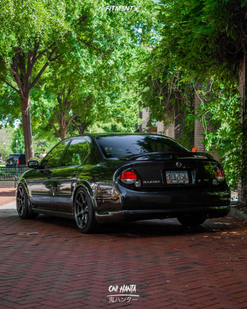 2002 Nissan Maxima SE with 18x9.5 Konig Ultraform and Nitto 235x40 on ...