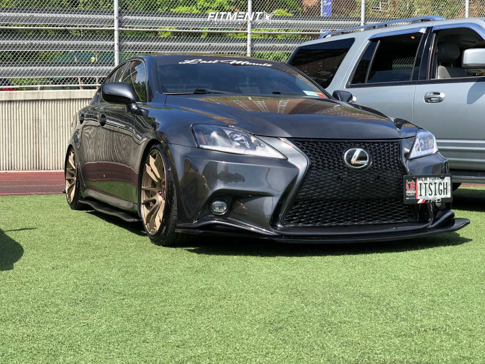 2006 Lexus IS250 4dr Sedan (2.5L 6cyl 6A) with 18x9.5 AVID1 AV20 and ...