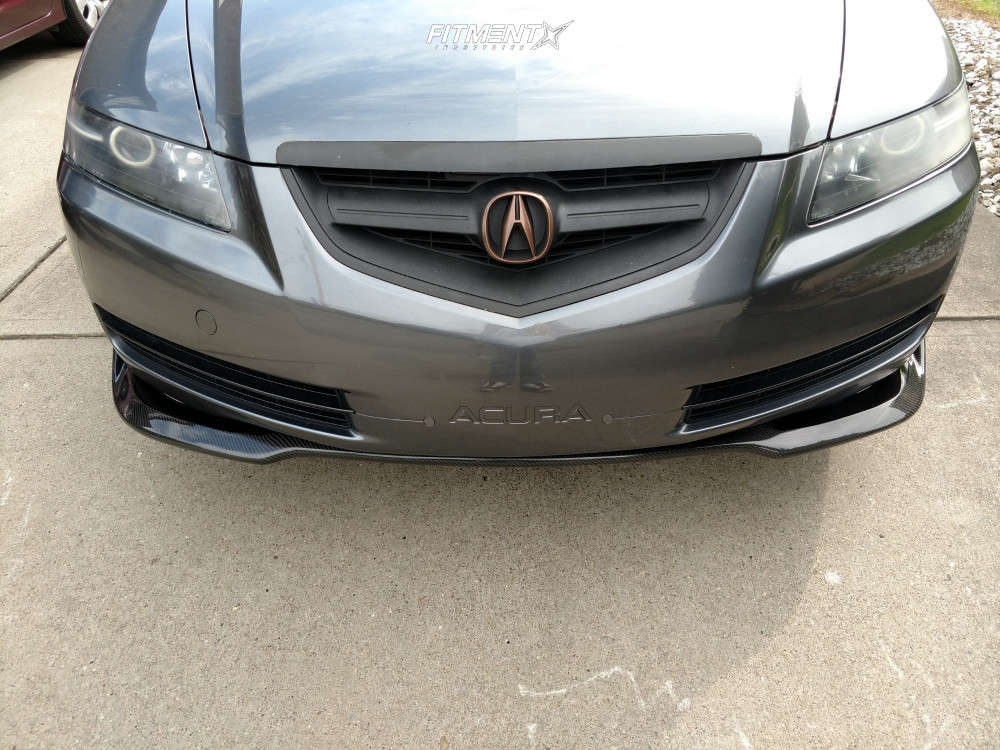 2004 Acura TL Base with 18x8 KMC Km685 and Nankang 235x40 on Stock ...