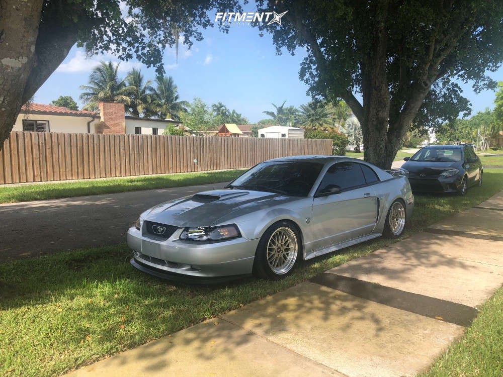 2004 Ford Mustang GT with 18x9 SVE Series 1 and Hankook 255x40 on Coilovers | 737514 | Fitment ...