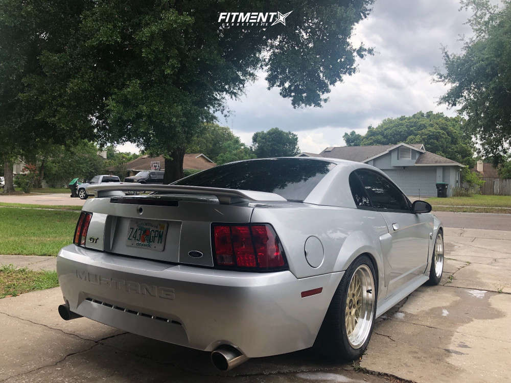 2004 Ford Mustang GT with 18x9 SVE Series 1 and Hankook 255x40 on Coilovers | 737514 | Fitment ...