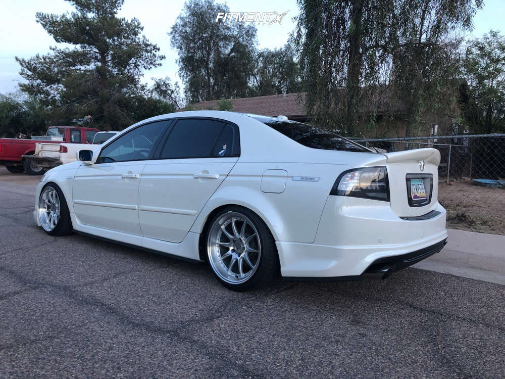 2006 Acura TL Base with 18x9.5 Aodhan Ds07 and Nankang 215x40 on Coilovers | 738275 | Fitment ...