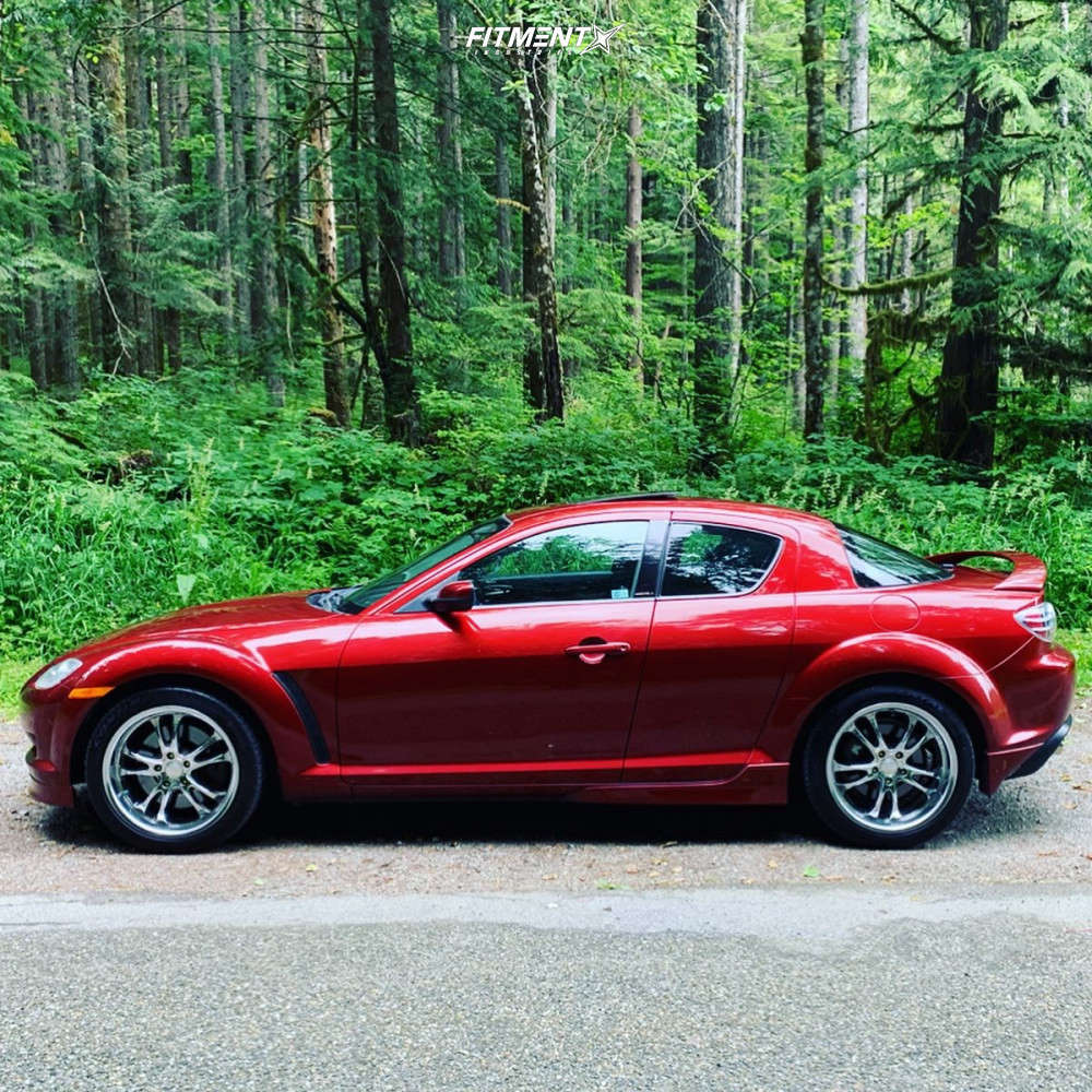 2006 Mazda RX-8 Base with 18x8.5 ADR Sterling and Continental 225x45 on ...