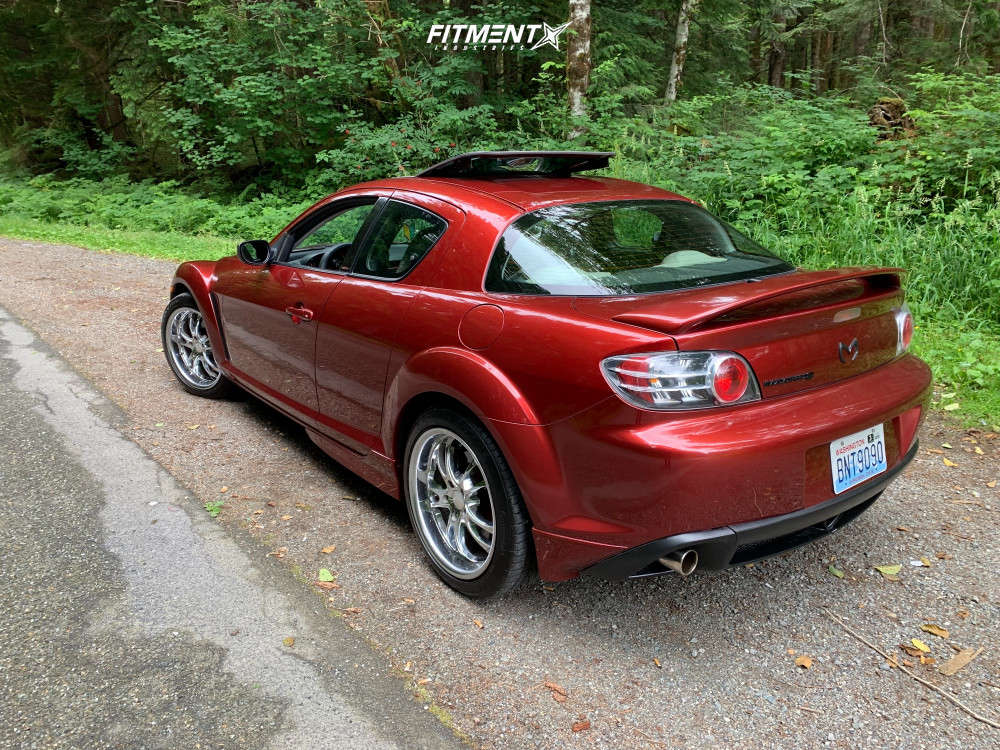 2006 Mazda RX-8 Base with 18x8.5 ADR Sterling and Continental 225x45 on ...