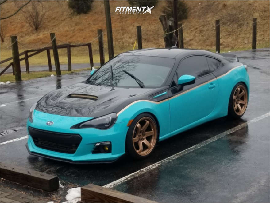 2014 Subaru BRZ Base with 17x9 Rota Grid and Delinte 235x45 on ...