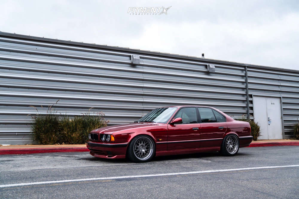 1995 BMW 540i Base with 18x9 Rotiform Forged Lvs and Michelin 255x35 on ...