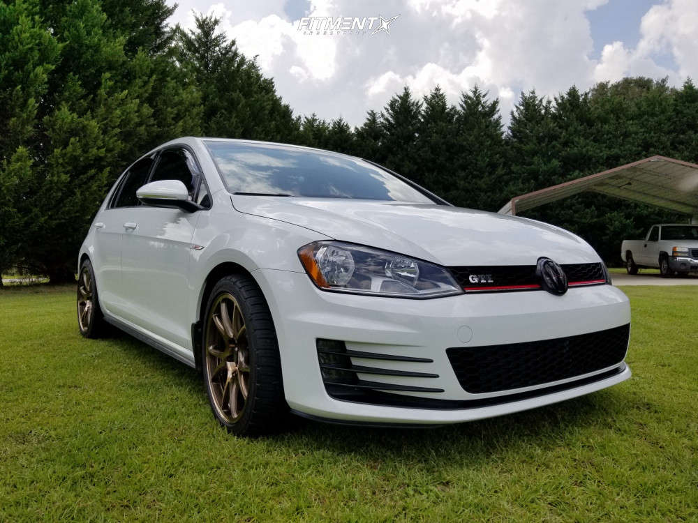 2017 Volkswagen GTI S with 18x8.5 Konig Freeform and General 235x40 on ...