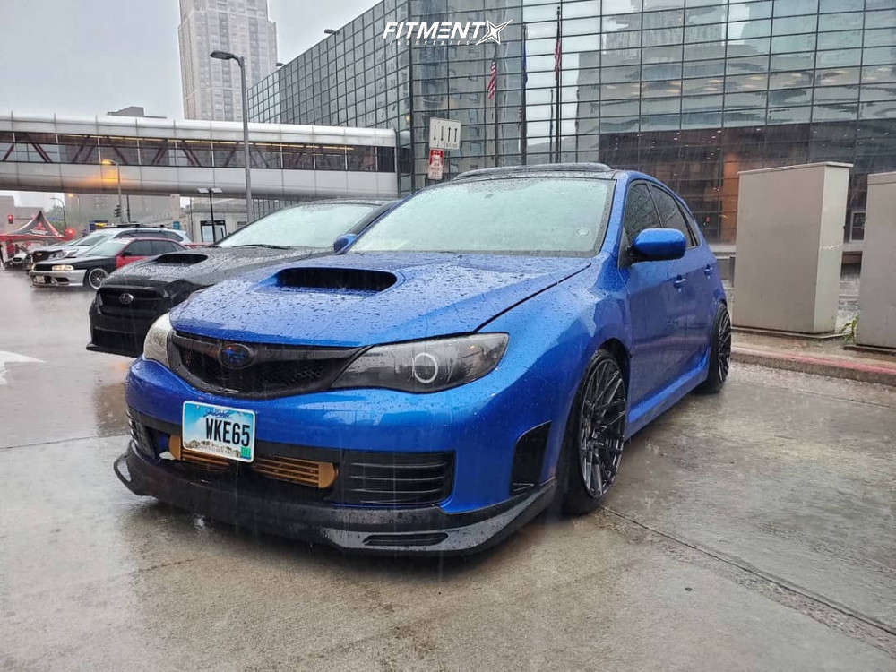 2010 Subaru WRX Base with 18x9.5 Rotiform Blq and Federal 225x40 on ...