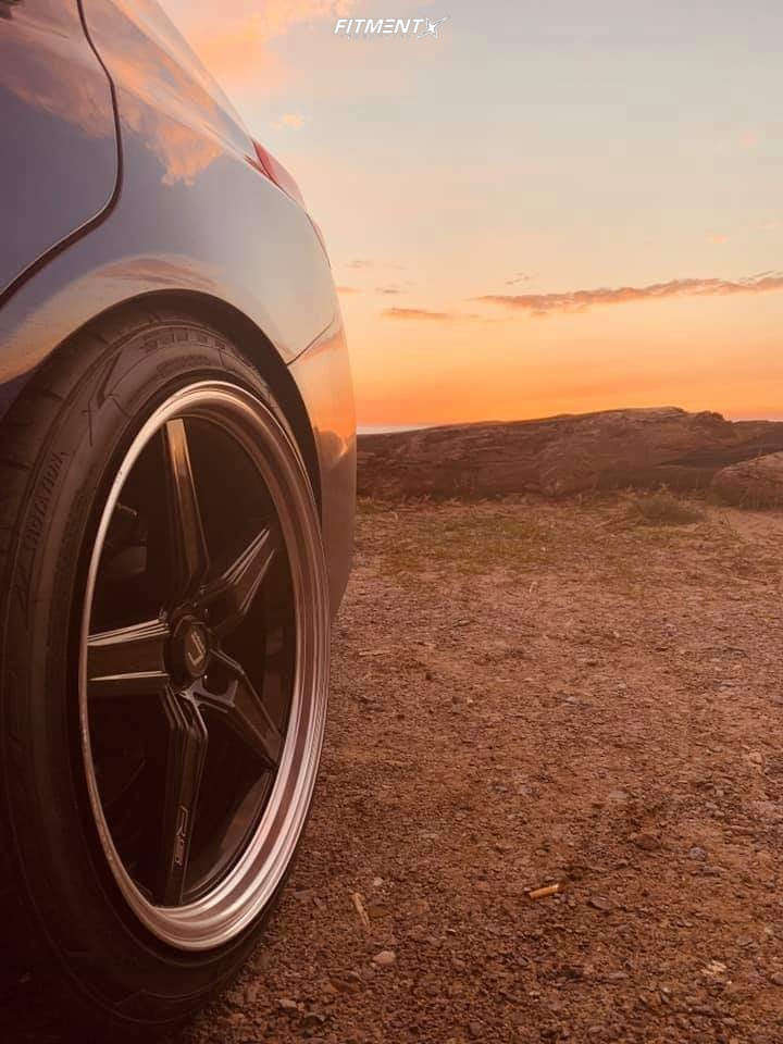 2019 Subaru WRX Base with 18x9.5 Cosmis Racing R5 and Nitto 235x45 on ...