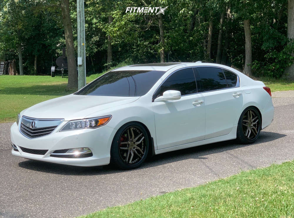 2015 Acura RLX Base with 20x9 Niche Methos and Nexen 245x35 on ...